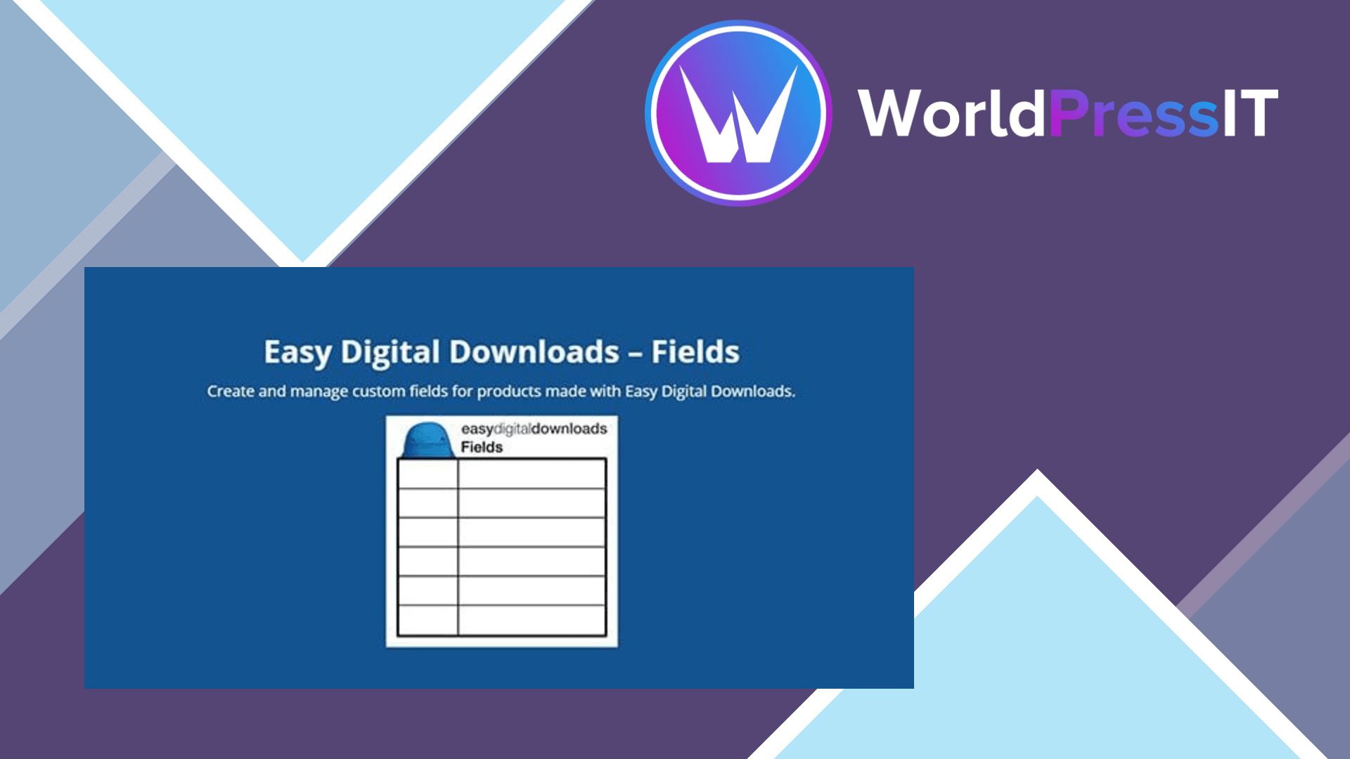 Easy Digital Downloads Fields – WorldPress IT Easy Digital Downloads Fields – WorldPress IT