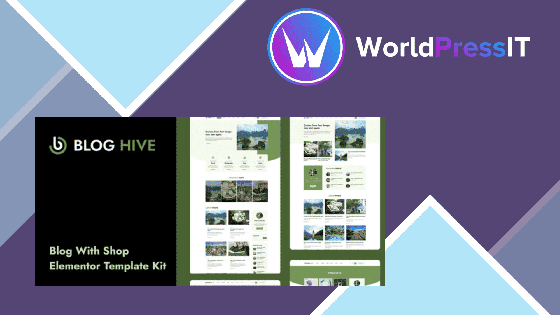 Blog Hive – Personal Blog Elementor Template Kit – WorldPress IT