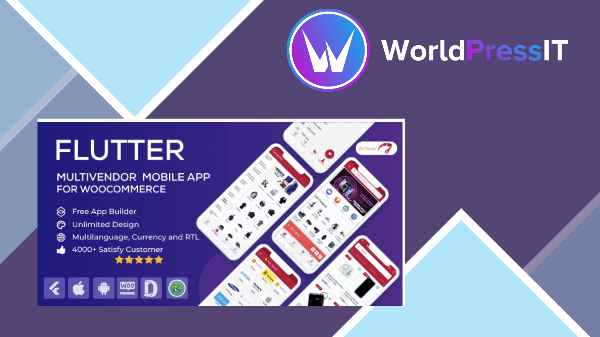 Flutter Multivendor Mobile app for WooCommerce – WorldPress IT